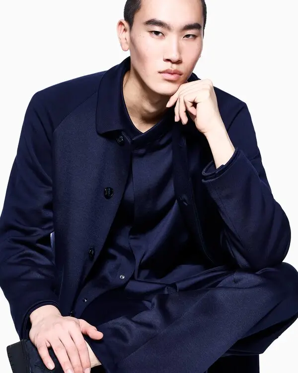 Giorgio Armani Cashmere Double Jersey Shirt Jacket