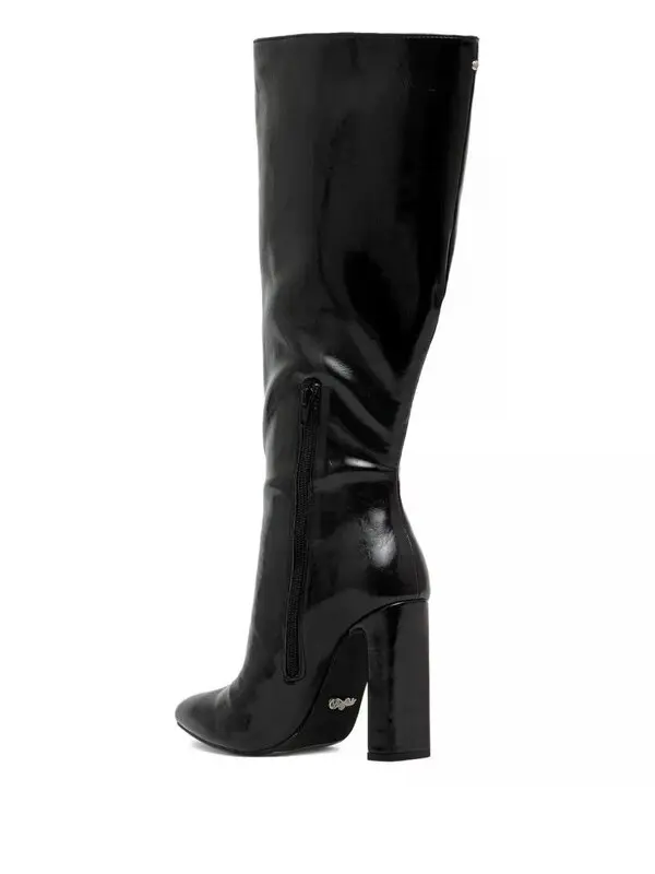BUFFALO 110mm July Pointed Boots - Black