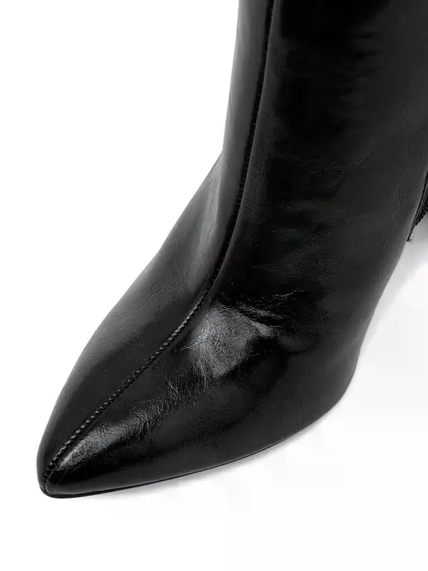 BUFFALO 110mm July Pointed Boots - Black