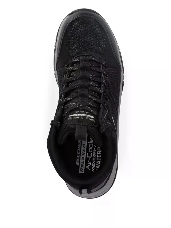 Sketchers Trail Destination Lace-up Sneakers - Black