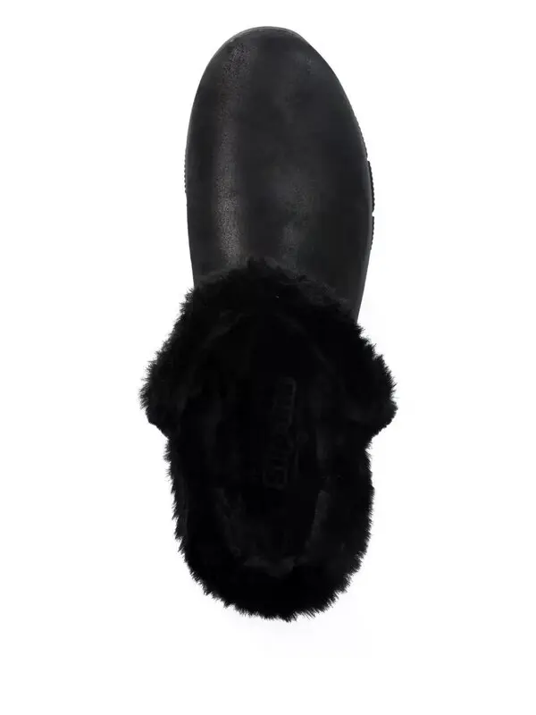 Sketchers Fur-trim Buckle Boots