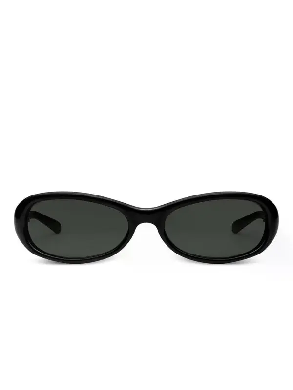 GENTLE MONSTER Groovy 01 Oval-frame Sunglasses - Black