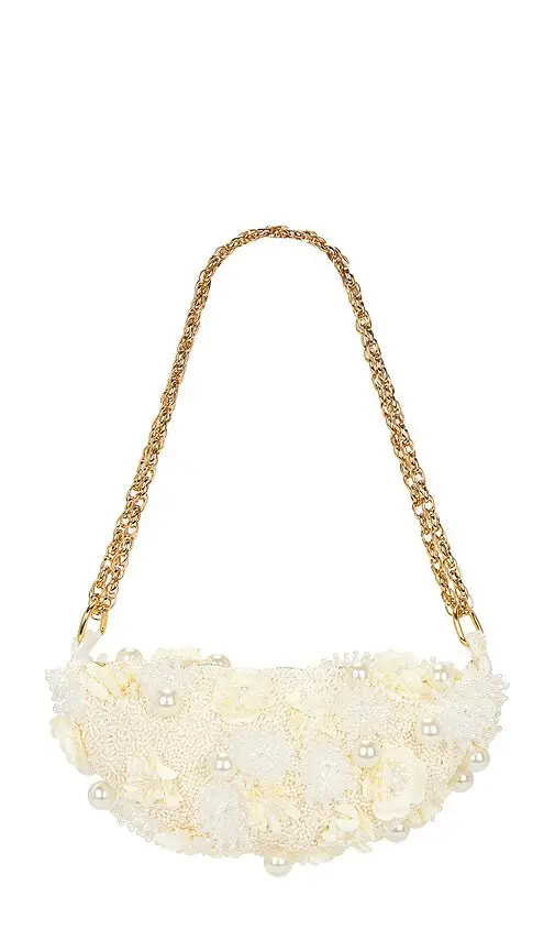 PatBO Bruma Flower Bag - Off White