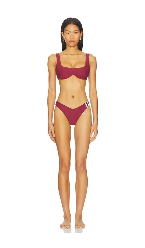MONTCE Sporty Kaia Bikini Top - Maroon