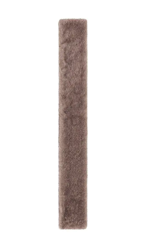 LAMARQUE Muse Faux Fur Scarf In Grey - Wolf