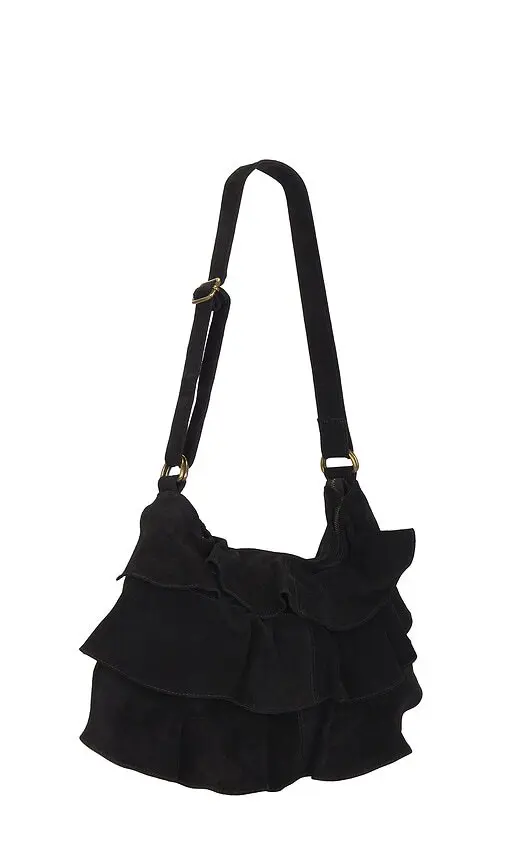 Free People Rae Ruffle Shoulder Bag