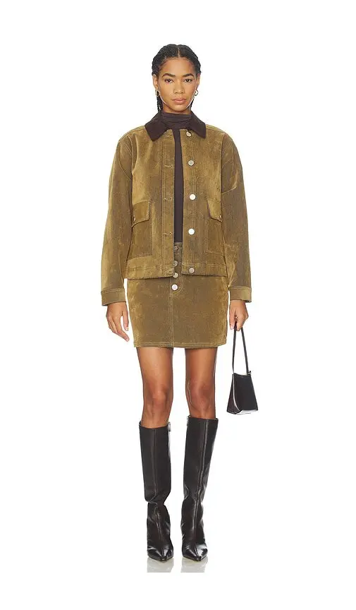 ALIGNE Bark Flok Jacket