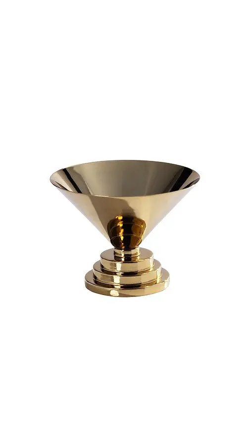 THE FAVORITES Small Mayan Metal Bowl In Metallic Gold - Polished Gold