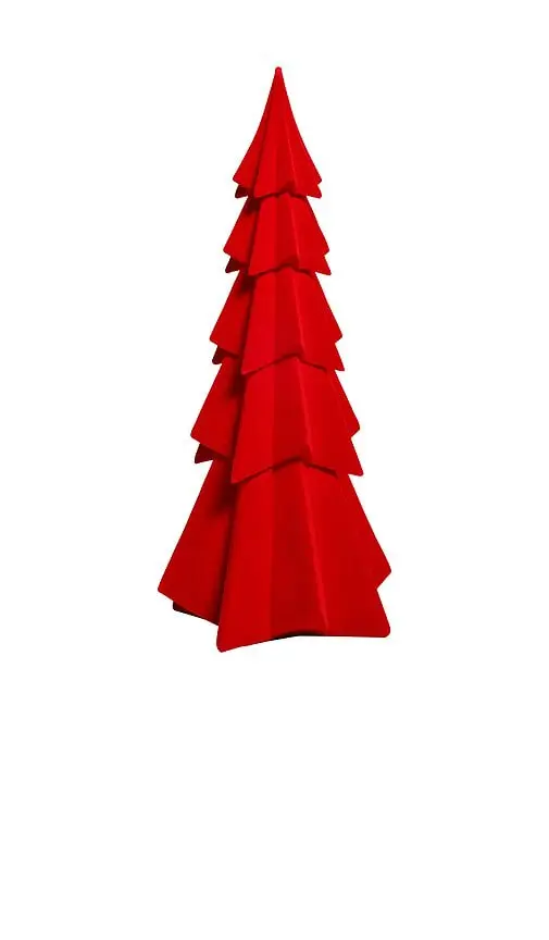 The Favorites Small Flocked Decorative Tree