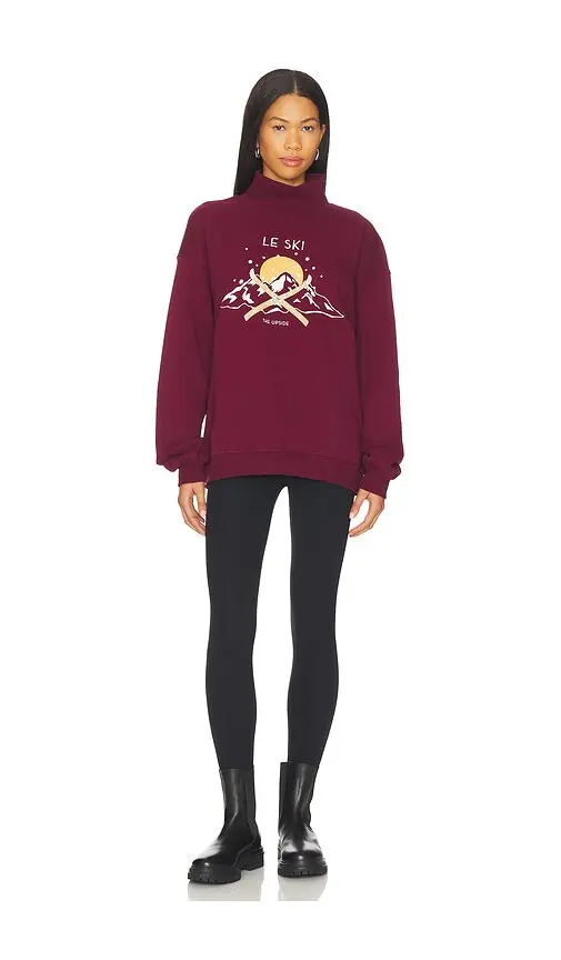 The Upside Le Ski Clementine Crew Sweatshirt