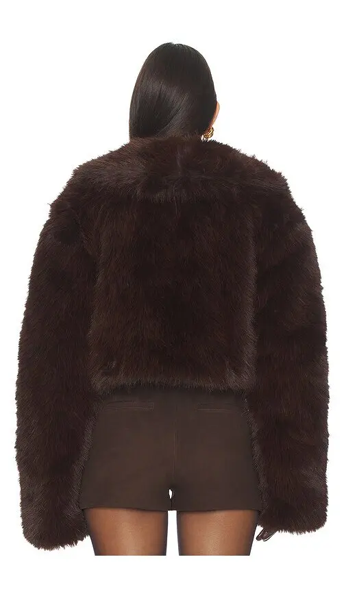 AFRM Stephanie Faux Fur Coat - Java
