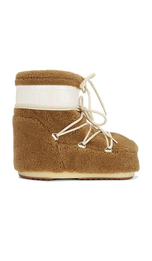 Moon Boot Icon Low Fleece Boots - Camel