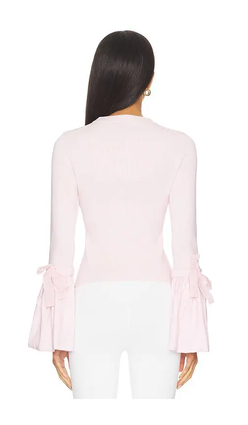 Simkhai Agata Long Sleeve Top - Blush