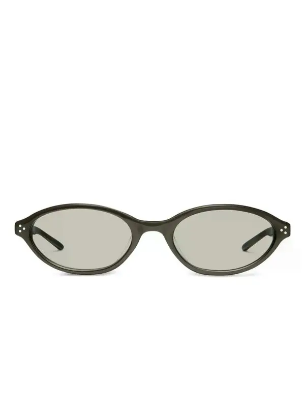 GENTLE MONSTER La Cha Br4 Sunglasses - Green