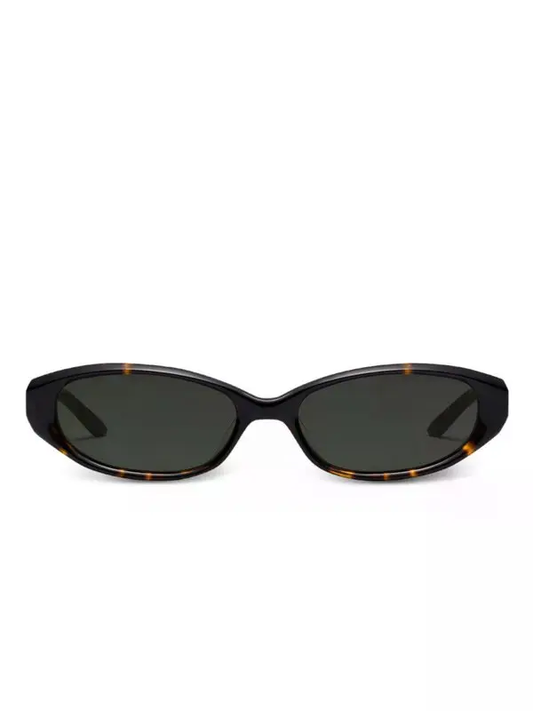 GENTLE MONSTER Monica 19 Oval-frame Sunglasses - Black
