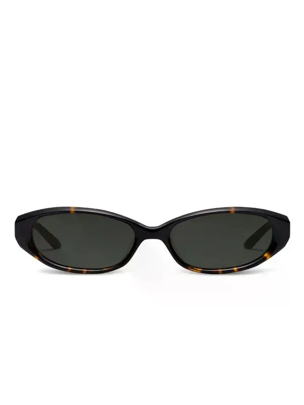 GENTLE MONSTER Monica 19 Oval-frame Sunglasses - Black