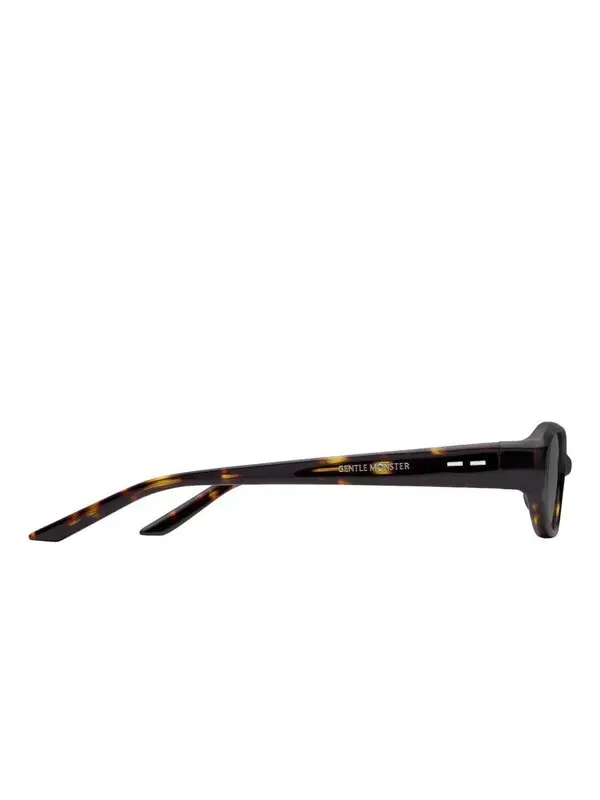 GENTLE MONSTER Monica 19 Oval-frame Sunglasses - Black
