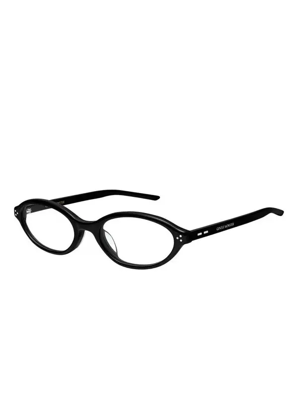 GENTLE MONSTER La Cha 01 Oval-frame Glasses - Black