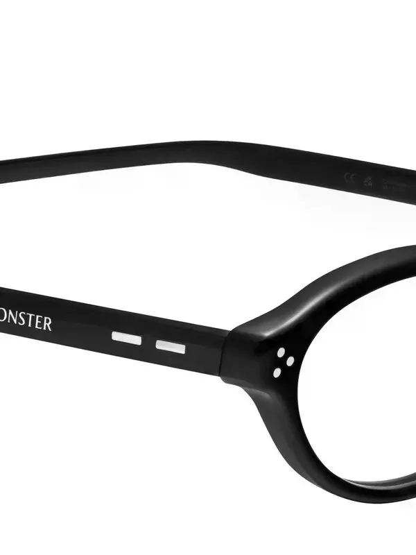 GENTLE MONSTER La Cha 01 Oval-frame Glasses - Black