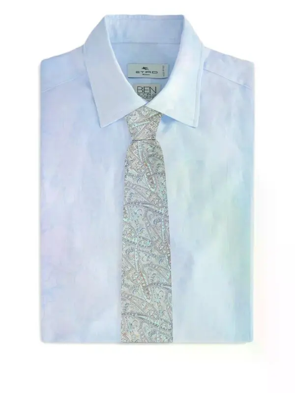 Etro Jacquard Floral Paisley Neck Tie - Neutrals