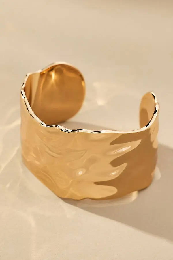 Ettika Sculpted Cuff Bracelet - Gold