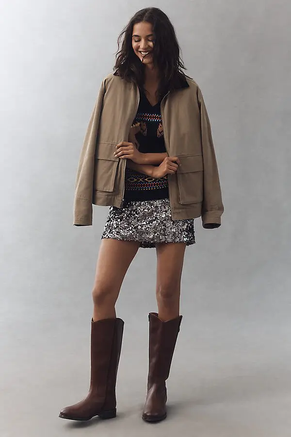 THE FRYE COMPANY Melissa Riding Boots - Saddle