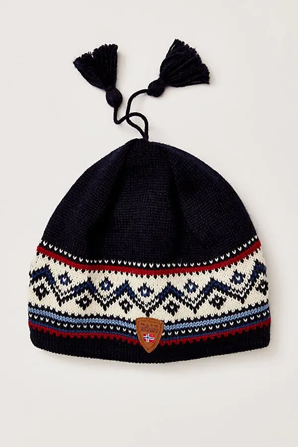 DALE OF NORWAY Vail Wool Beanie - Navy