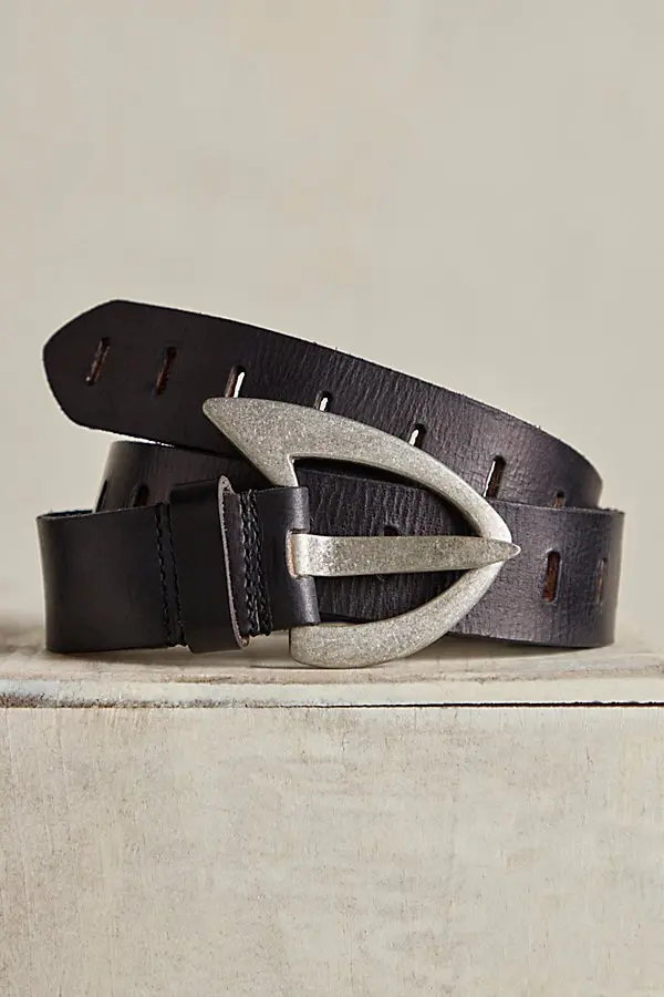 Free People We The Free Noa Leather Belt - Black