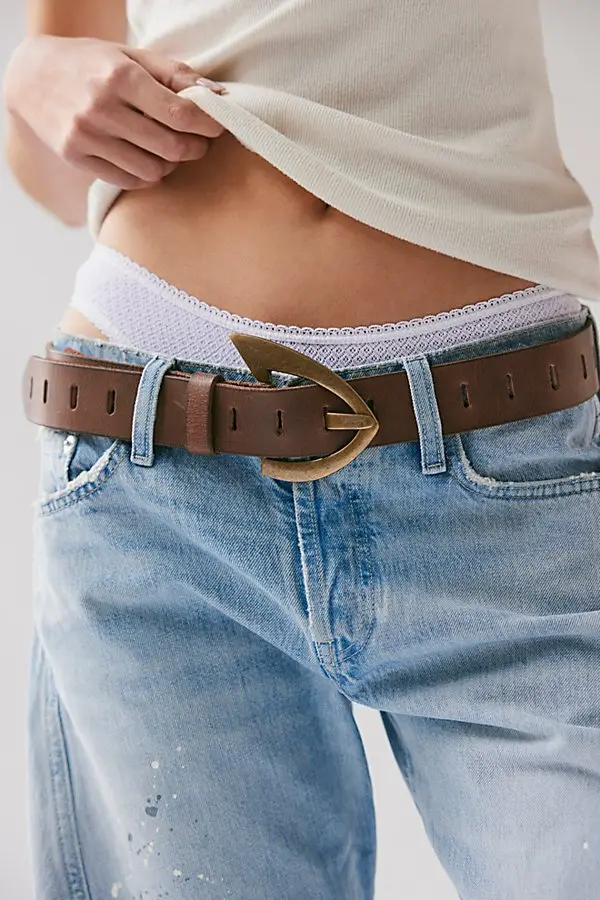 Free People We The Free Noa Belt - Cognac
