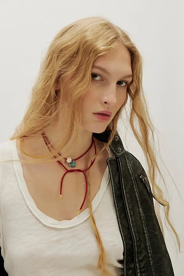 Chan Luu Fp X Convertable Necklace - Red