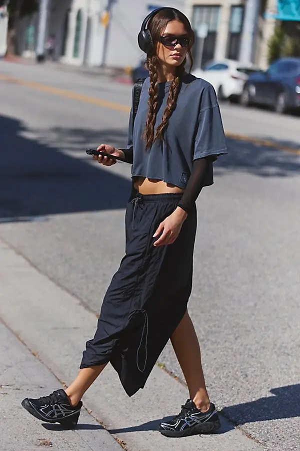 Free People Relaxed Fit Maxi Skirt