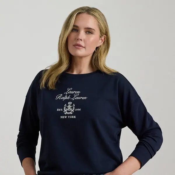 Ralph Lauren Embroidered-crest Fleece Pullover