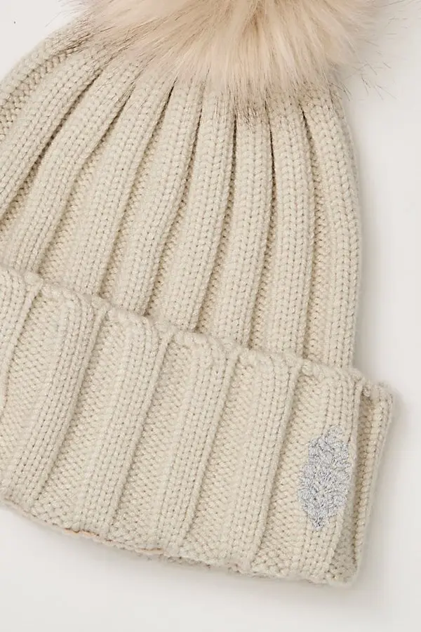 Free People Fresh Powder Pom Beanie