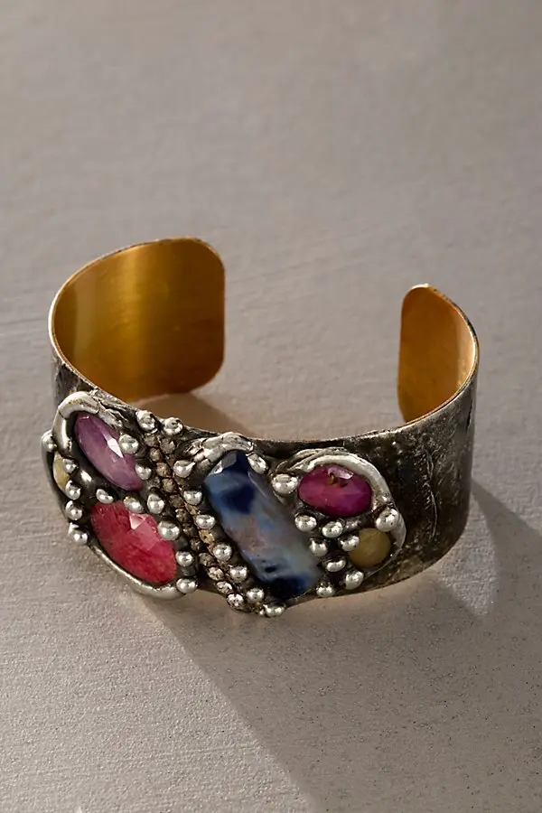 MIKAL WINN Sapphire Cuff - Multi Sapphire