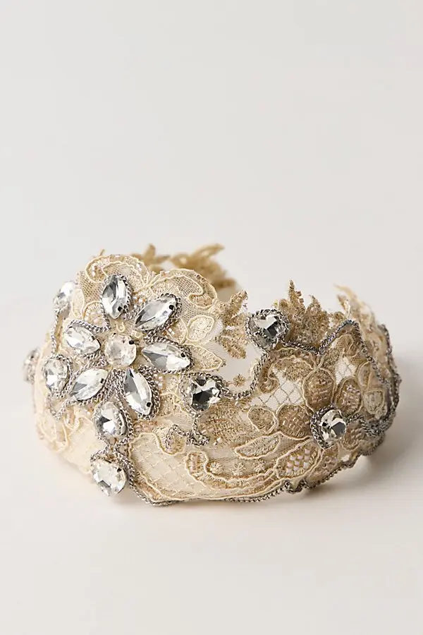 CURRIED MYRRH Josephine Headband - Ivory
