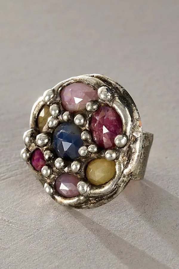 MIKAL WINN Sapphire Statement Ring