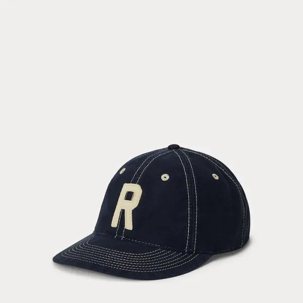 Ralph Lauren Brushed Chamois Ball Cap - Worth Navy