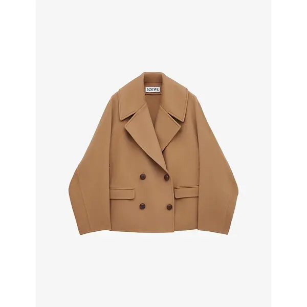 Loewe Double-breasted Notched-collar Wool Jacket