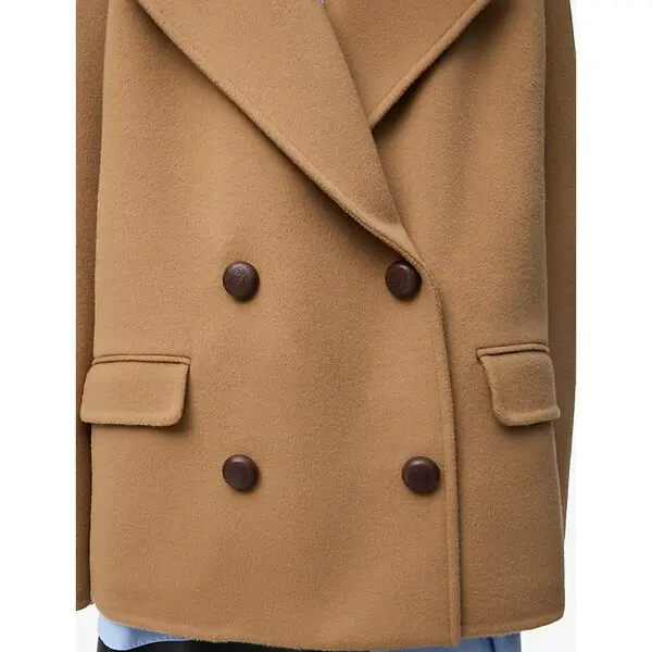 Loewe Double-breasted Notched-collar Wool Jacket
