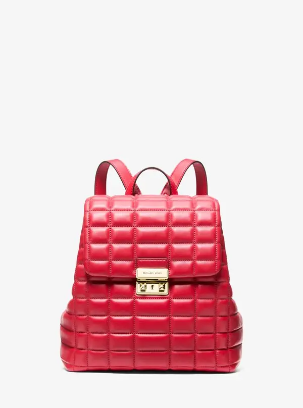 Michael Kors Tribeca Small Quilted Leather Backpack