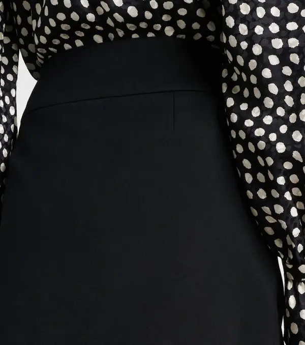 Chloé High-rise Cotton Miniskirt - Black