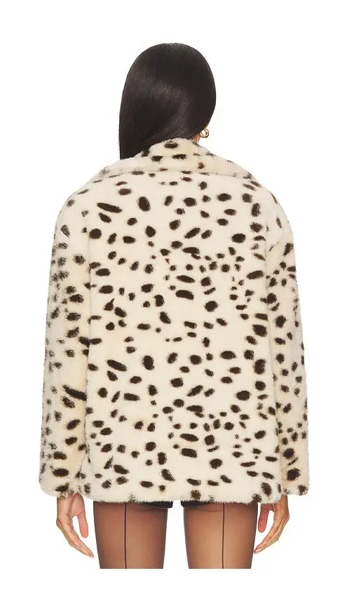 Blanknyc Faux Fur Coat With Animal Print