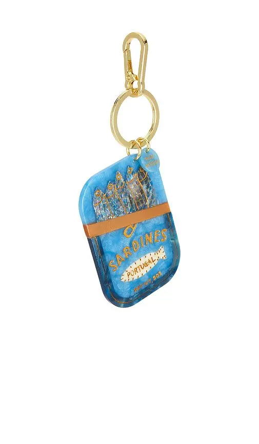 SOLAR ECLIPSE Hand-painted Sardines Bag Charm Keychain