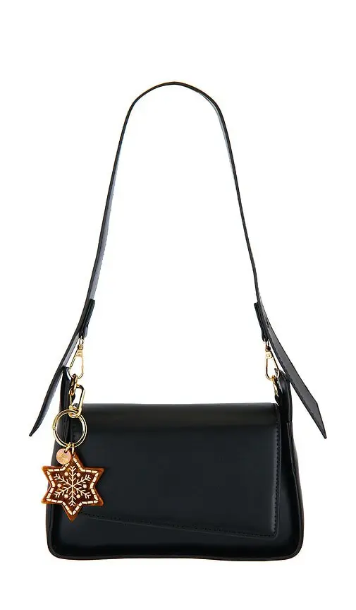 SOLAR ECLIPSE Hand-painted Gingerbread Star Bag Charm And Keychain
