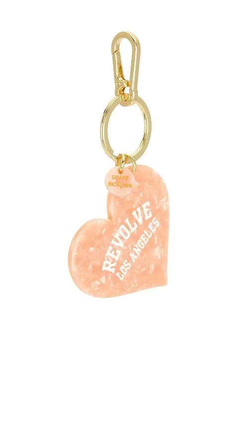 SOLAR ECLIPSE X Revolve Hand-painted Los Angeles Collegiate Heart Bag Charm + Keychain