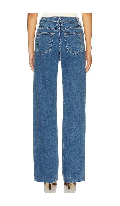 SLVRLAKE Grace Wide Leg Jeans - Blue