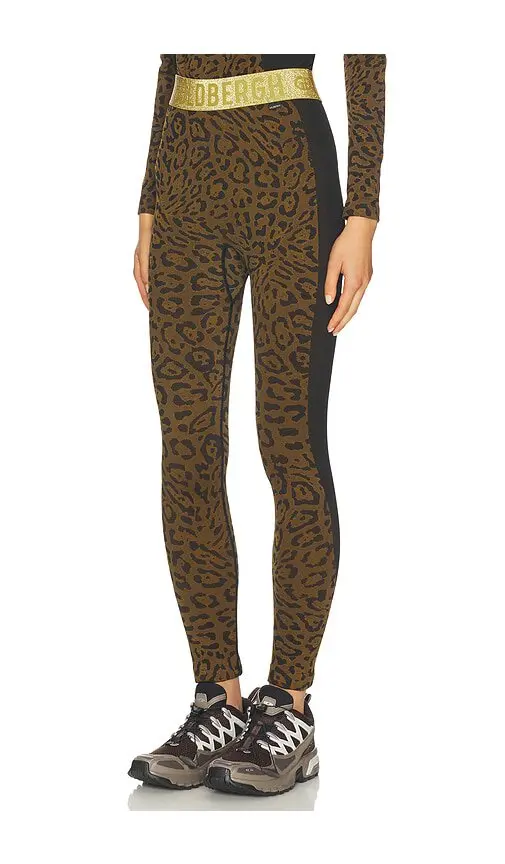 Goldbergh Caitlyn Baselayer Pant Leopard Print