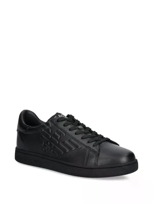 EA7 Logo-detail Lace-up Sneakers - Black