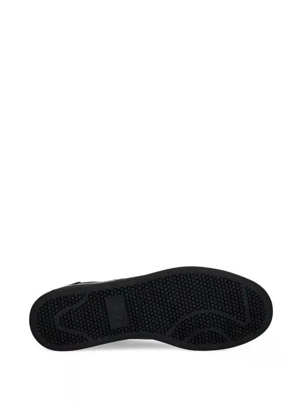 EA7 Logo-detail Lace-up Sneakers - Black