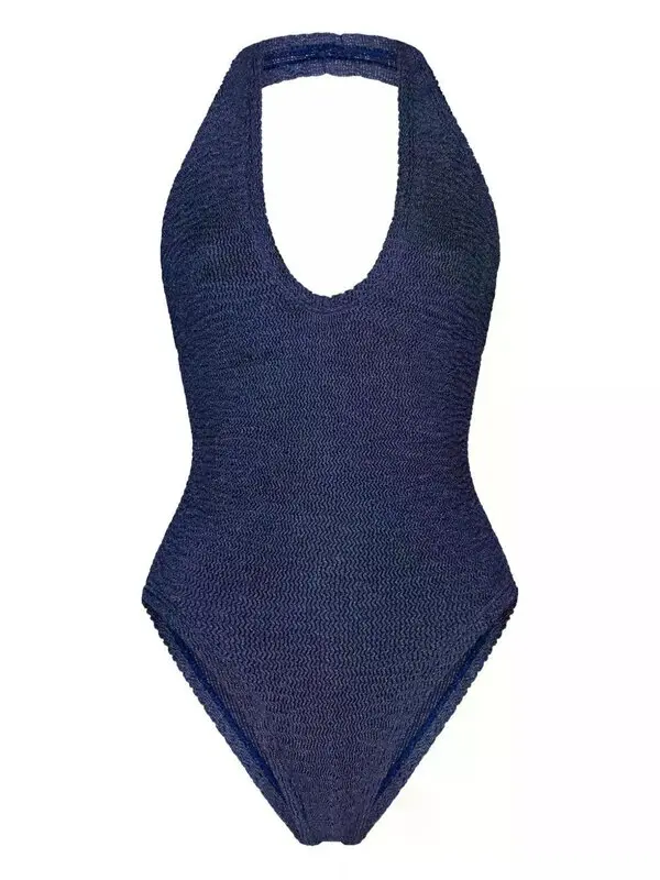 PARAMIDONNA Julia Open-back Swimsuit - Blue